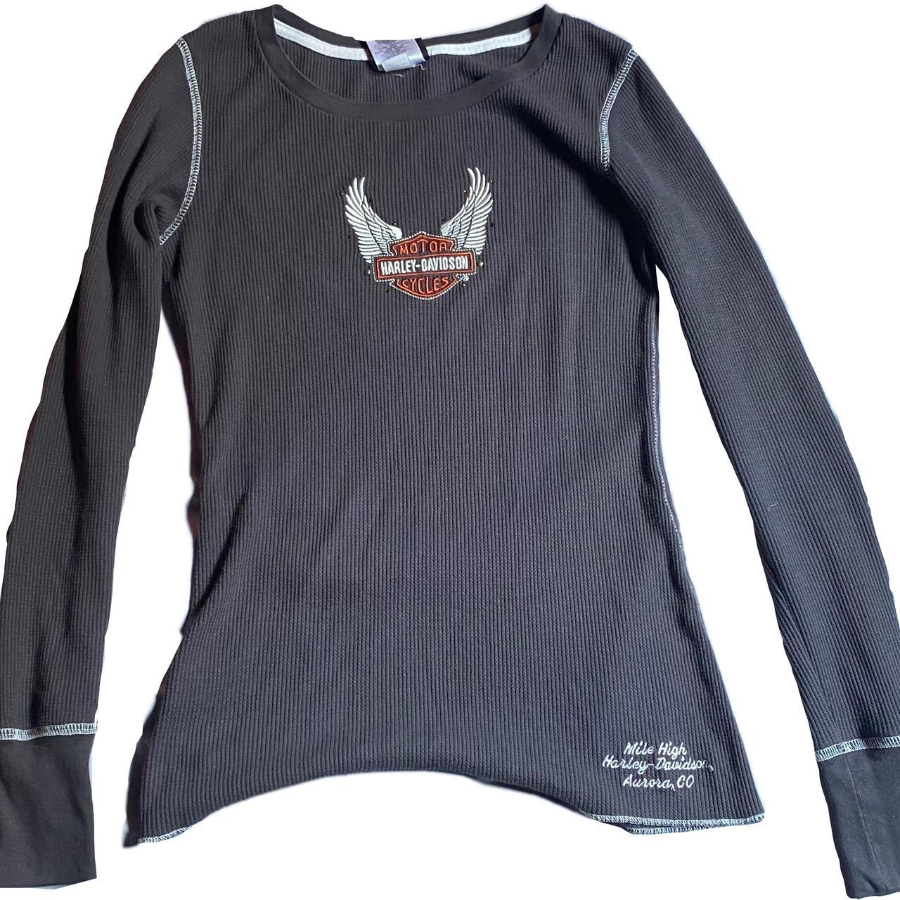 Harley Davidson long sleeve top - Depop
