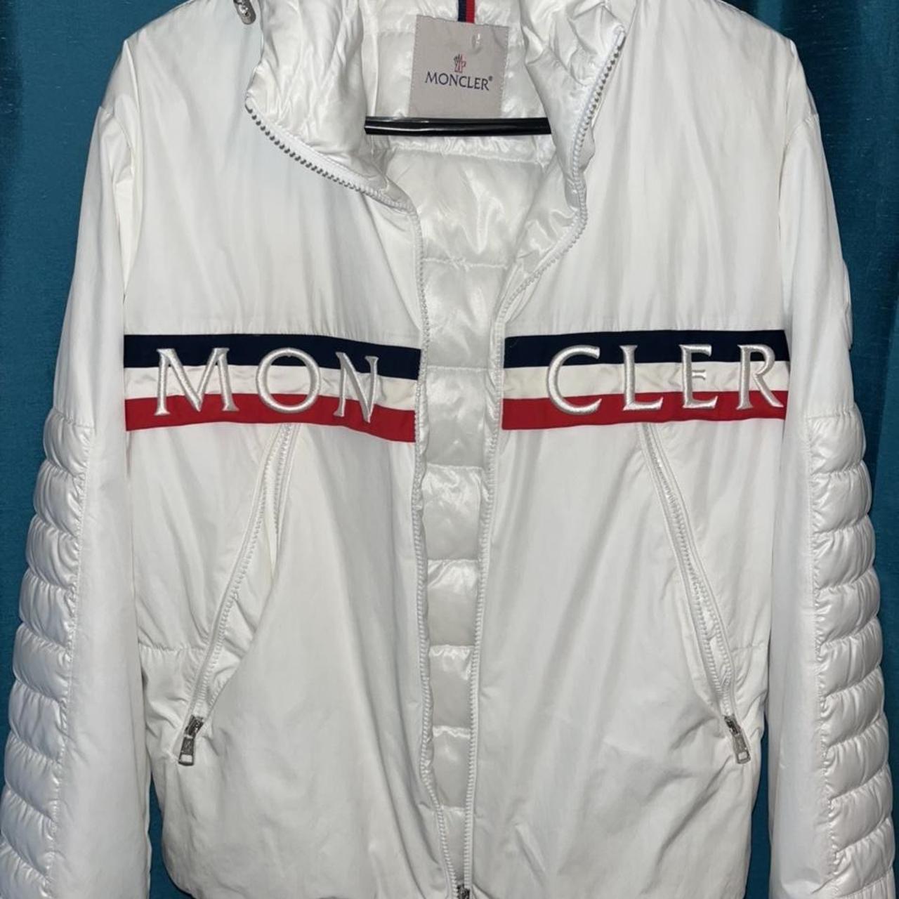 Authentic Moncler light jacket Size 2 Condition... - Depop