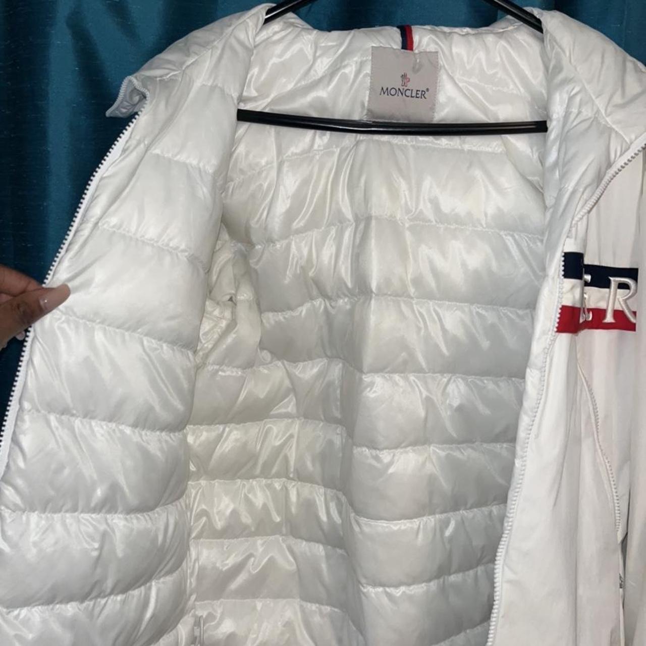 Authentic Moncler light jacket Size 2 Condition... - Depop