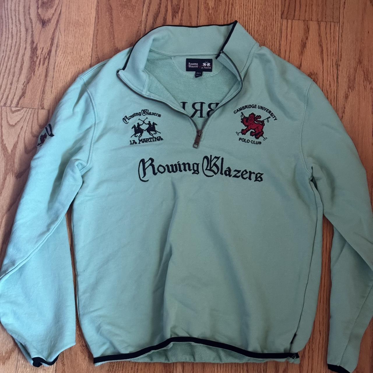 Rowing Blazers x Cambridge Polo Quarter Zip - M - Depop