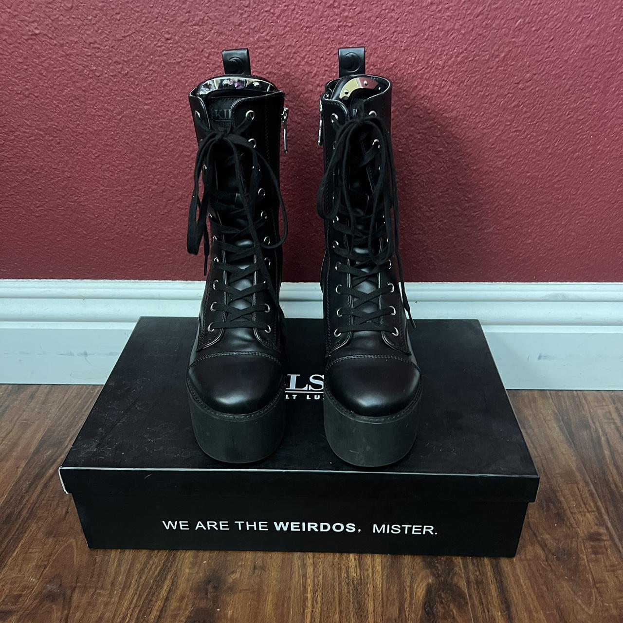 KILLSTAR Eternal Eclipse platform boots size 8.... - Depop