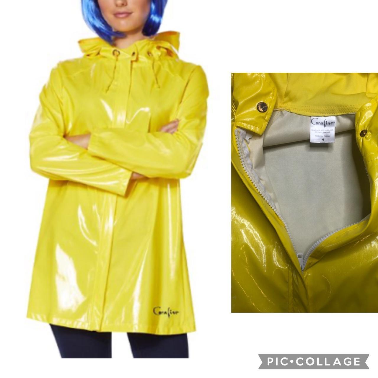 Coraline Bright Yellow Cosplay Jacket Officially... - Depop