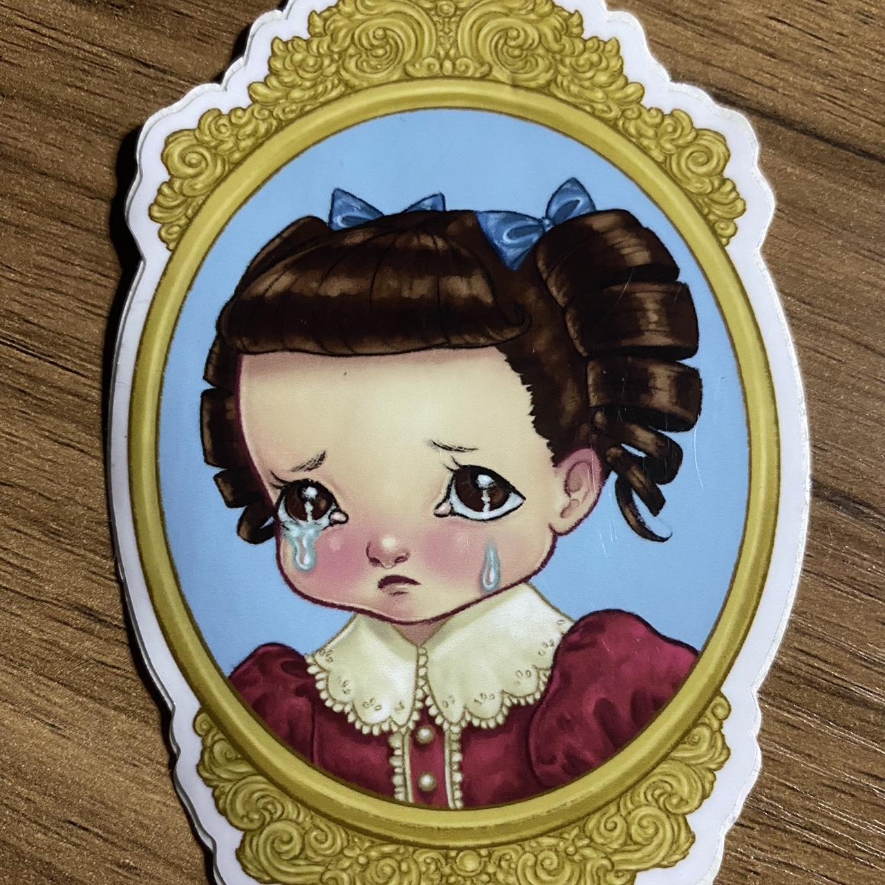 Melanie Martinez Crybaby Portrait Sticker DEPOP... - Depop