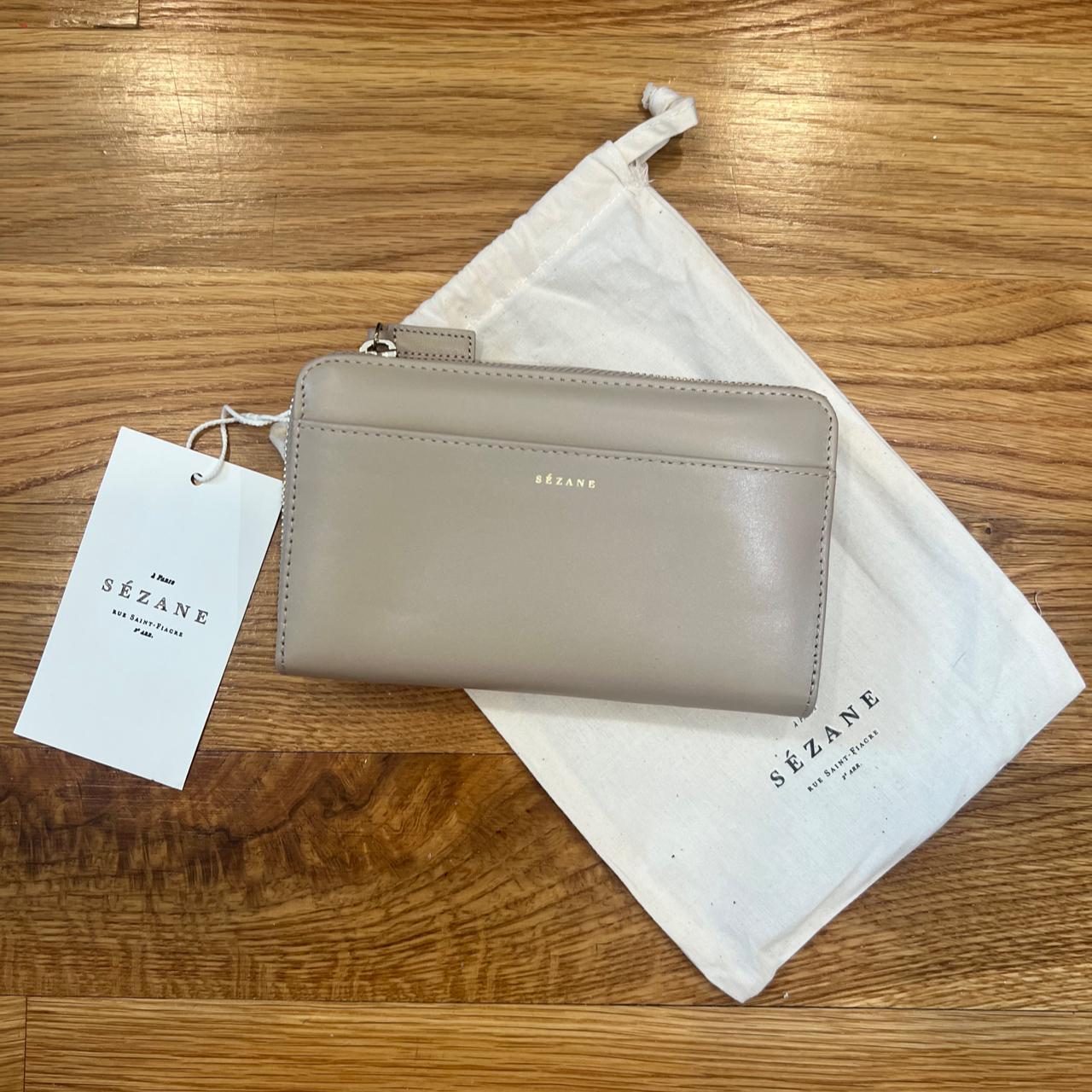SEZANE VICTORIA WALLET Smooth Sandstone #Sezane... | Depop