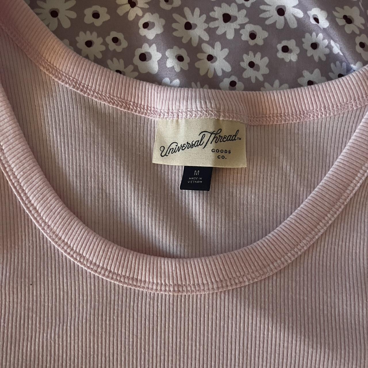 Light pink target universal thread rubbed tank top.... - Depop