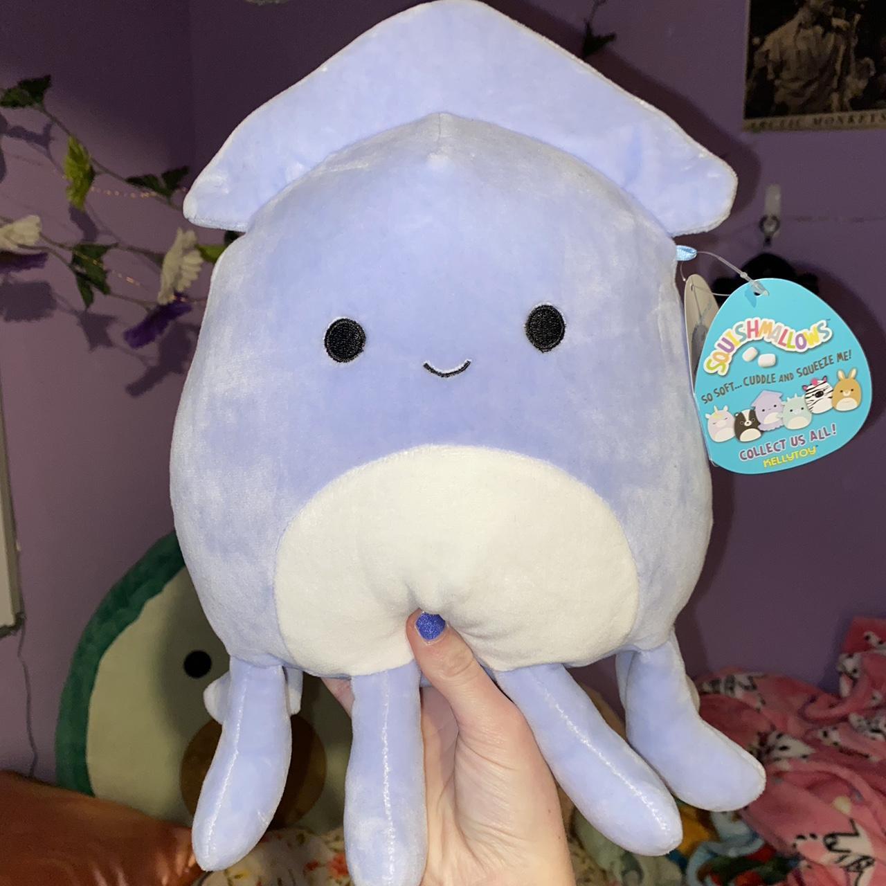 8” stacey the squid squishmallow bnwt, perfect... | Depop