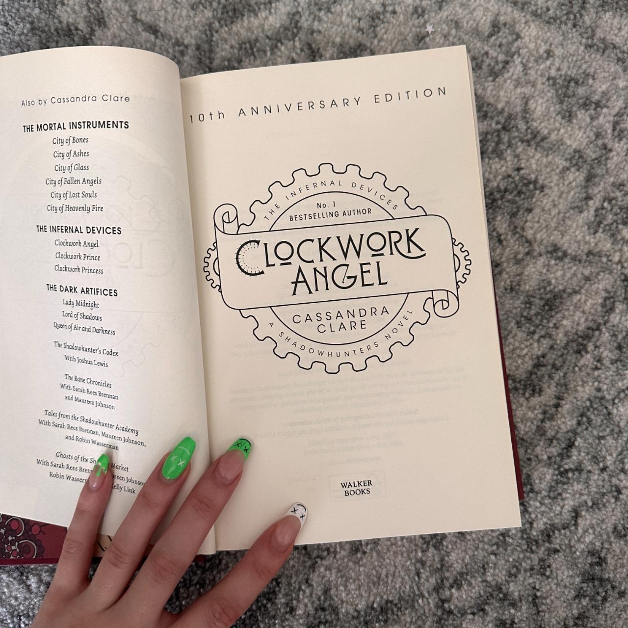 clockwork angel 10th anniversary edition by... - Depop