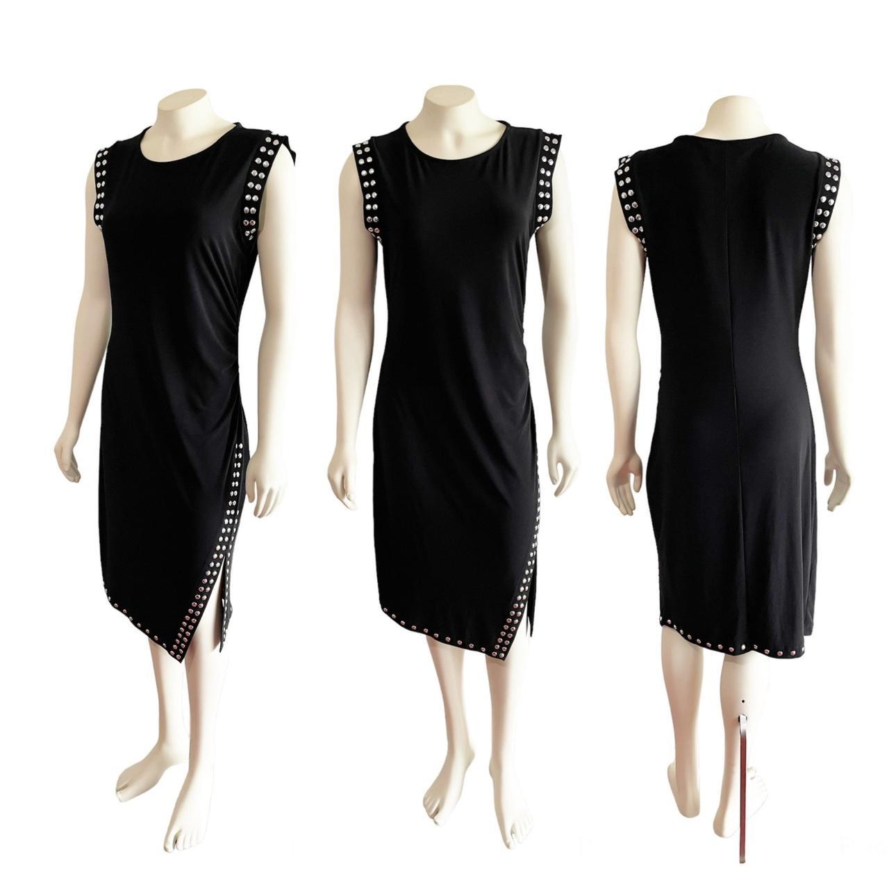 Joseph Women's Black and Silver Dress | Depop