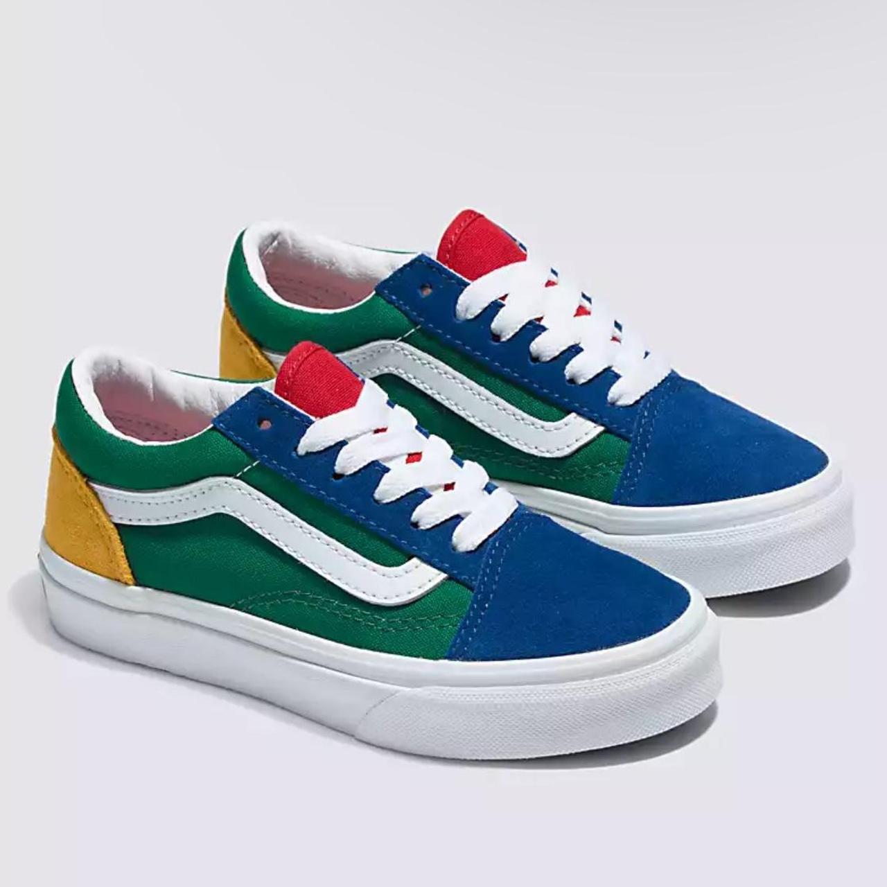 Vans Old Skool Shoe Size 2 kids Brand new , mint... - Depop