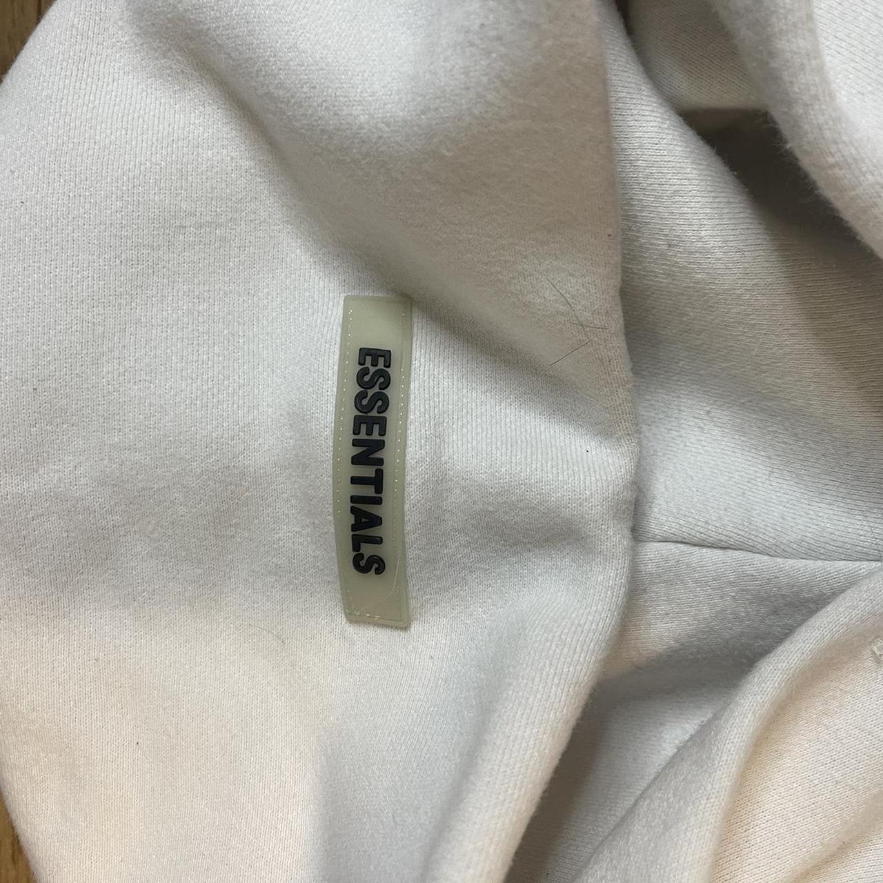 Essentials hoodie, medium. Boxy cropped fit - Depop