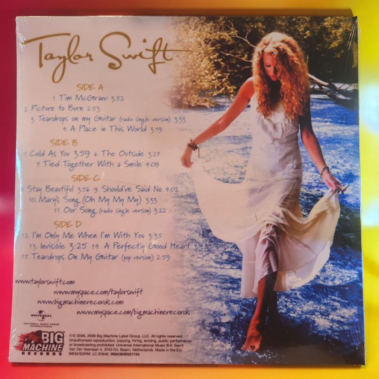 Taylor Swift Debut Color Vinyl 2XLP Vinyl ... - Depop