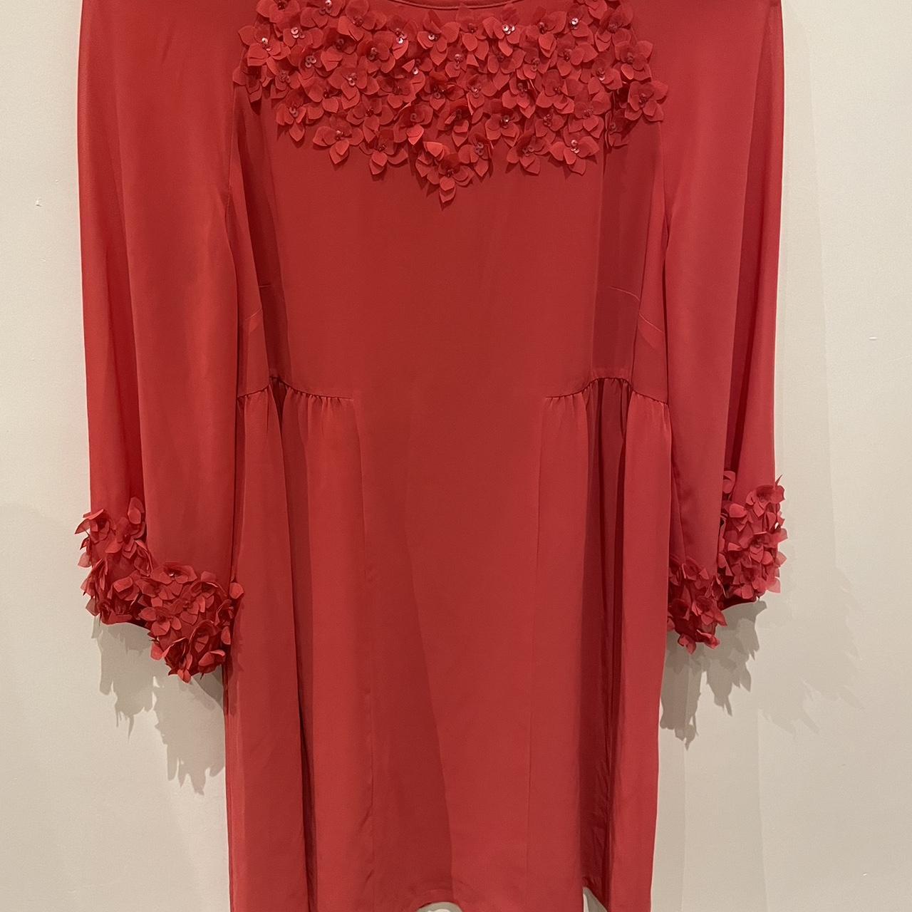 Red monsoon party dress Unworn with tags - Depop