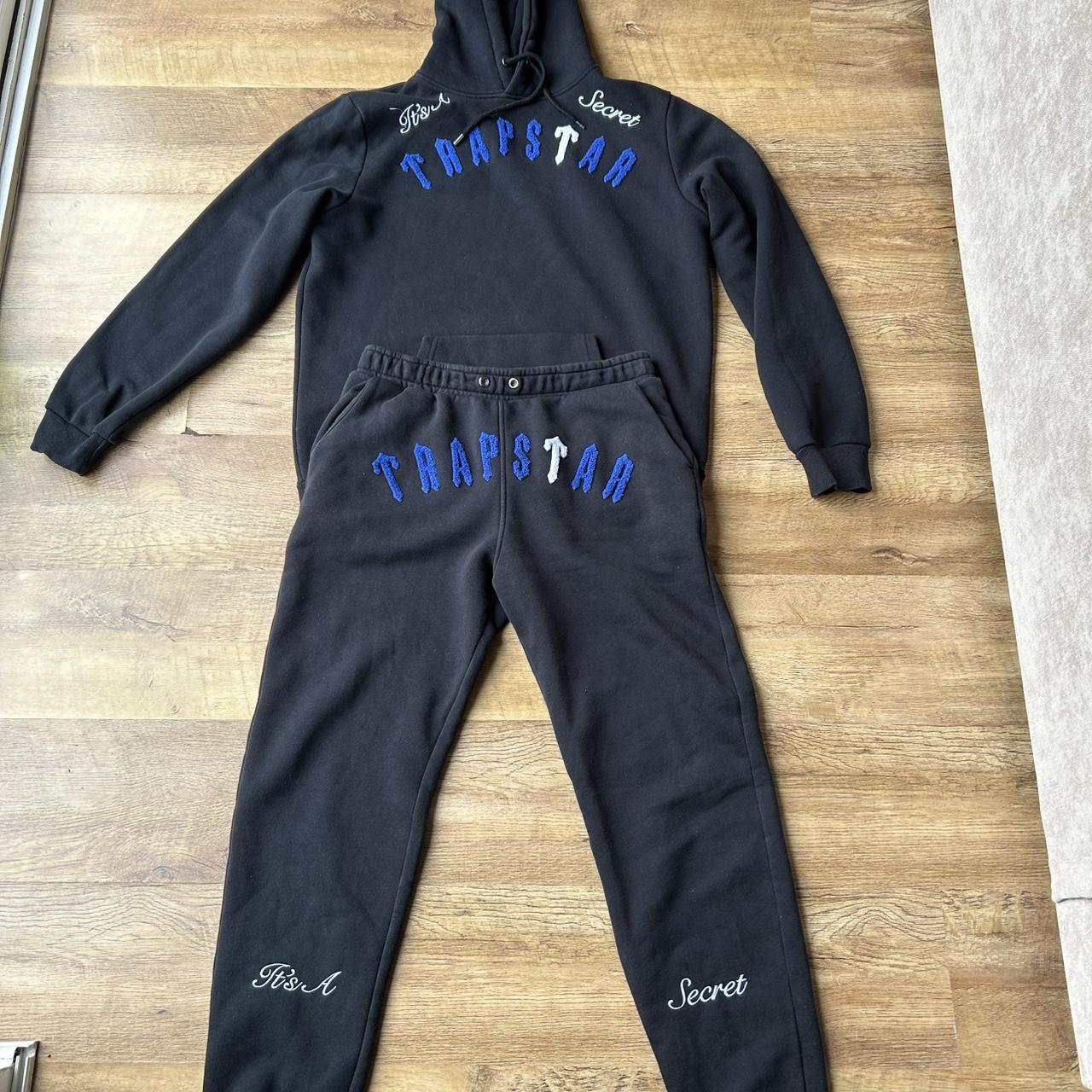 - TRAPSTAR IRONGATE ARCH TRACKSUIT - BLACK,... | Depop