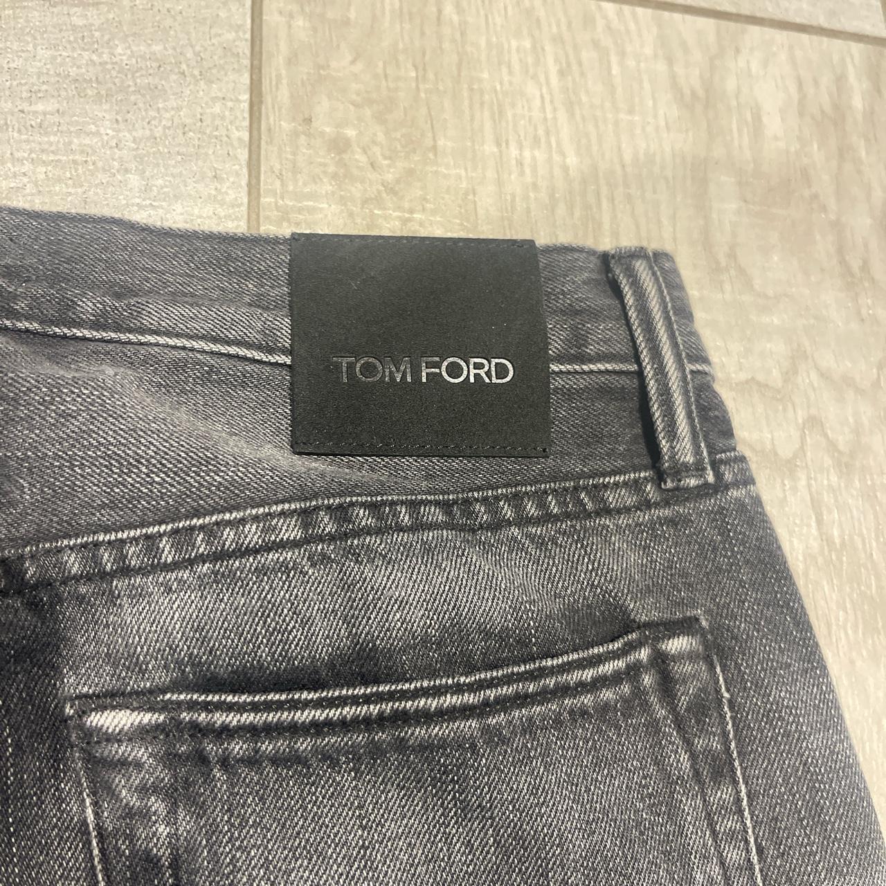 TOM FORD slim fit selvedge jeans *thread pull on... | Depop