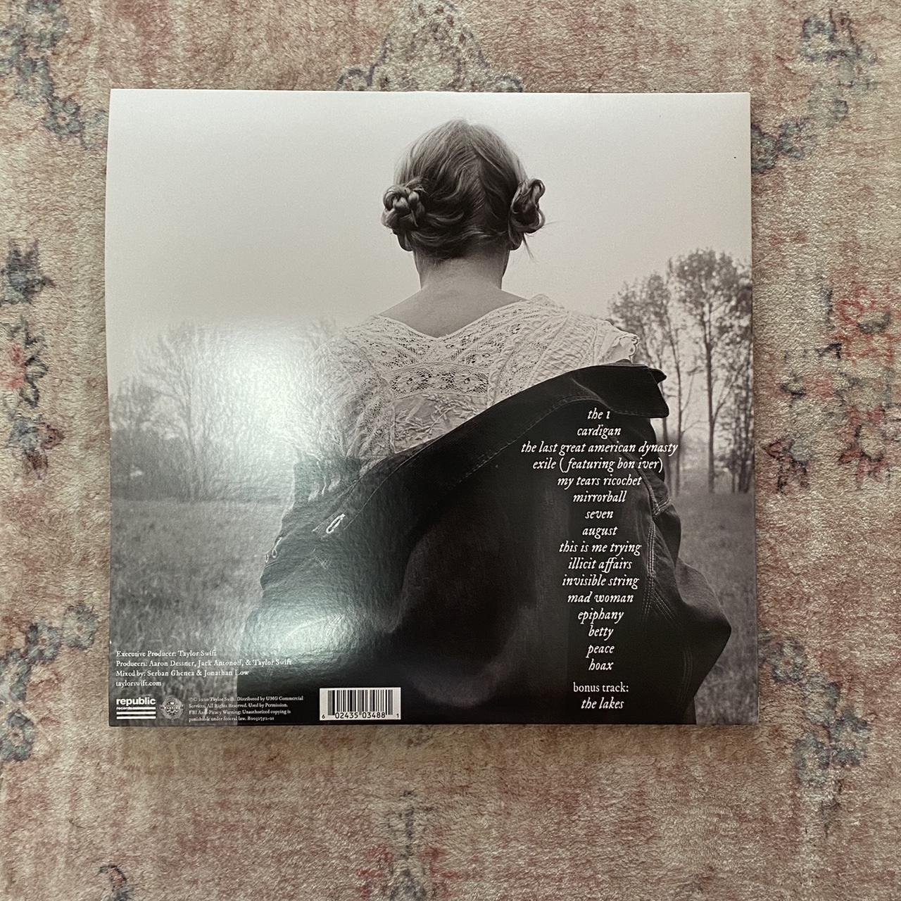 taylor swift 2-lp folklore vinyl🪩 2 brown colored... - Depop