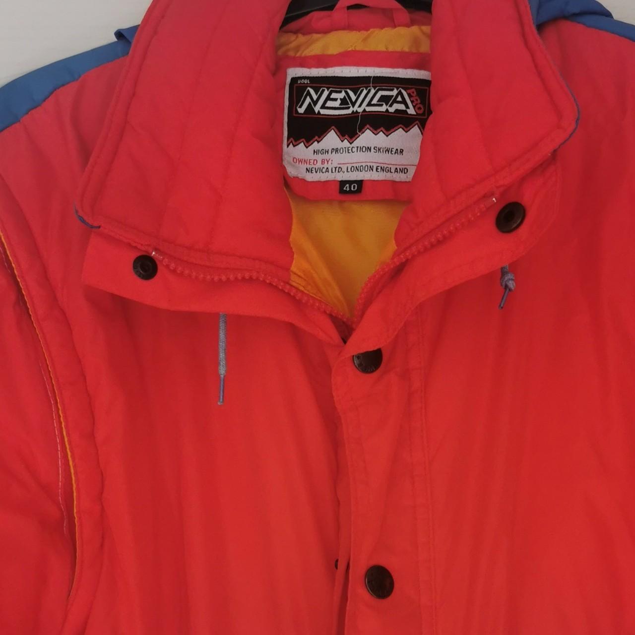 Nevica Pro Ski jacket coat with detachable sleeves... - Depop