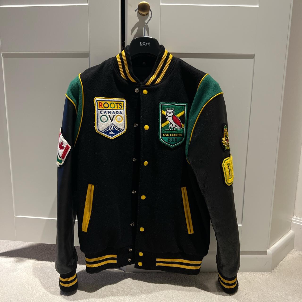 OVO X Roots Calgary Varsity Jacket - 2 outer... - Depop