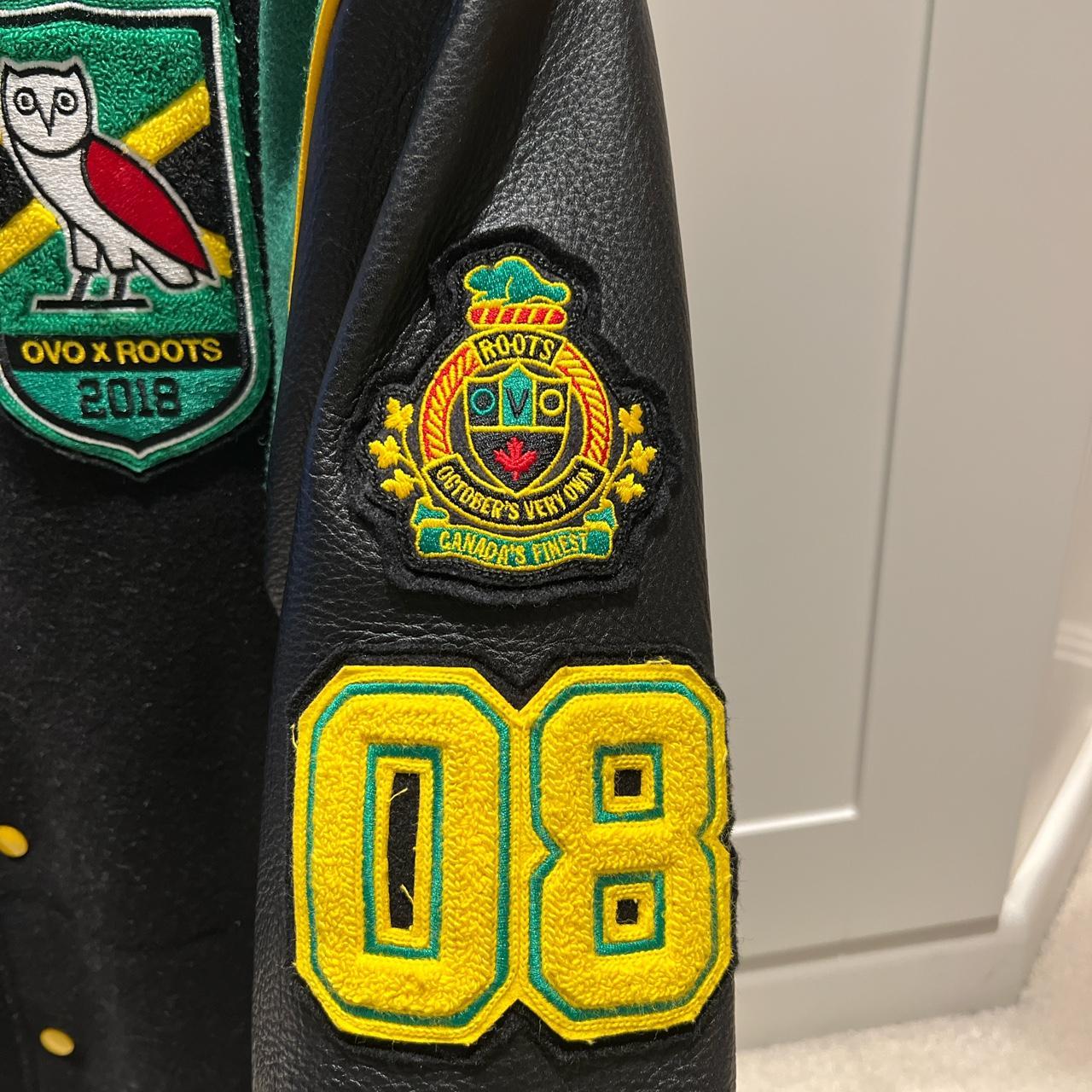 OVO X Roots Calgary Varsity Jacket - 2 outer... - Depop