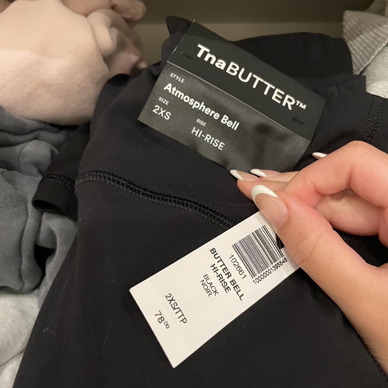 brand new with tags aritzia tan butter flared... - Depop