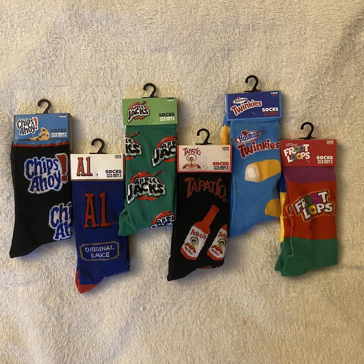 Fun Bundle of 6 pairs of socks - multicoloured NEVER... - Depop