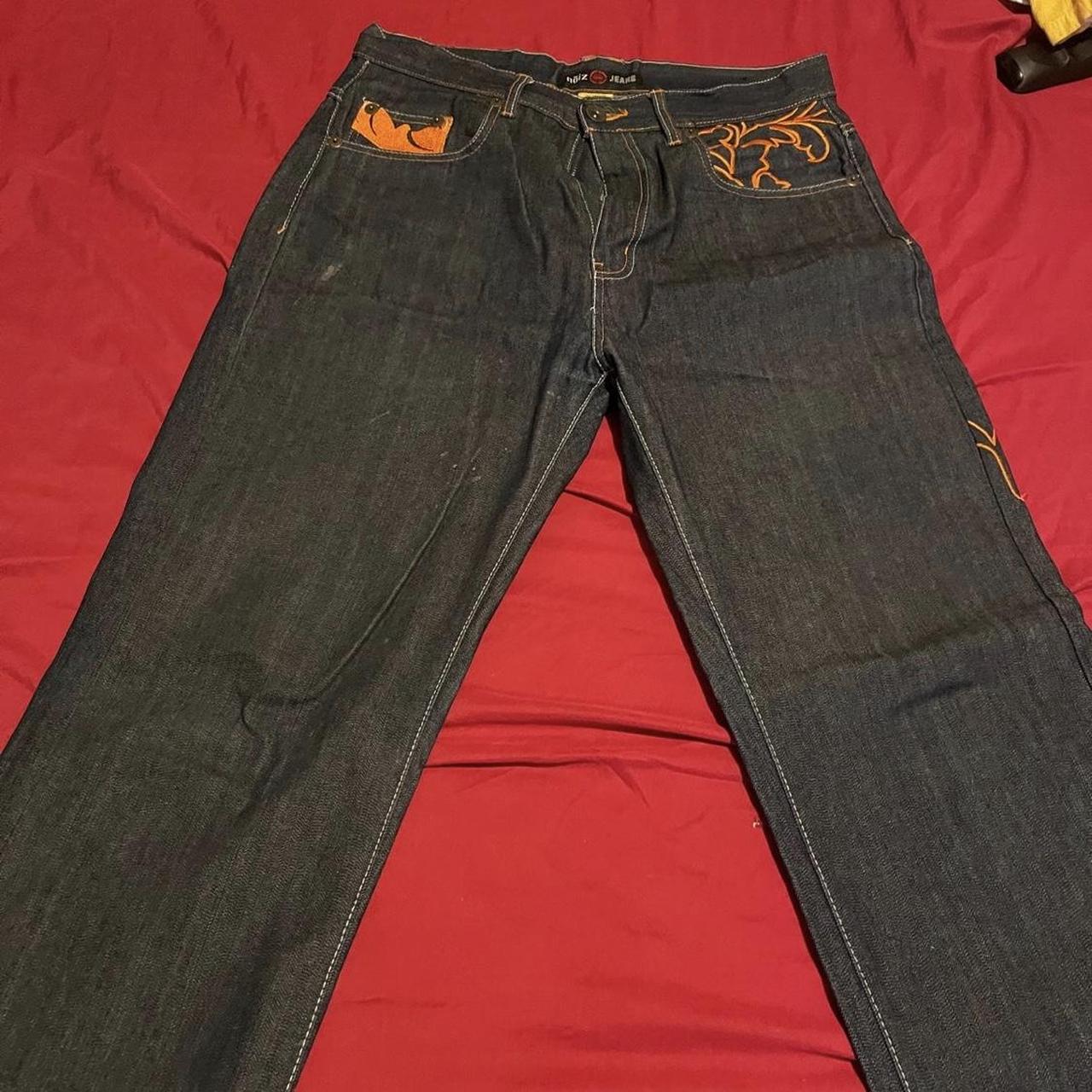 vintage noize jeans pretty baggy fit, size 32... - Depop