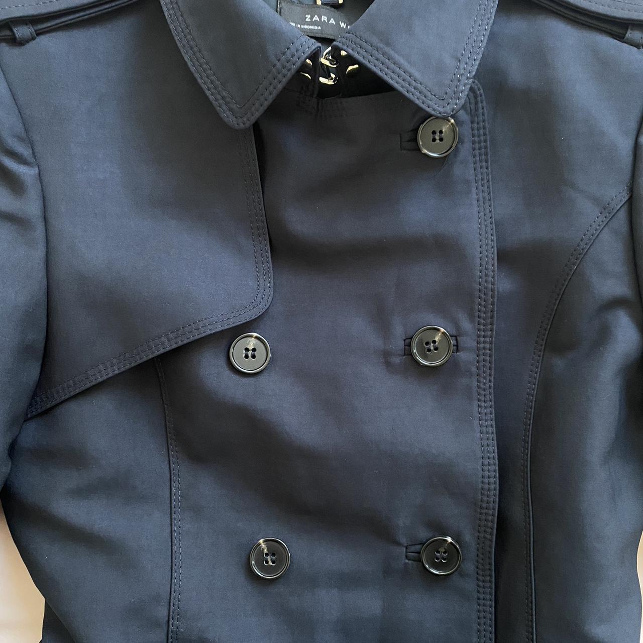 ZARA WATER-REPELLENT TRENCH COAT WITH BELT Color:... - Depop