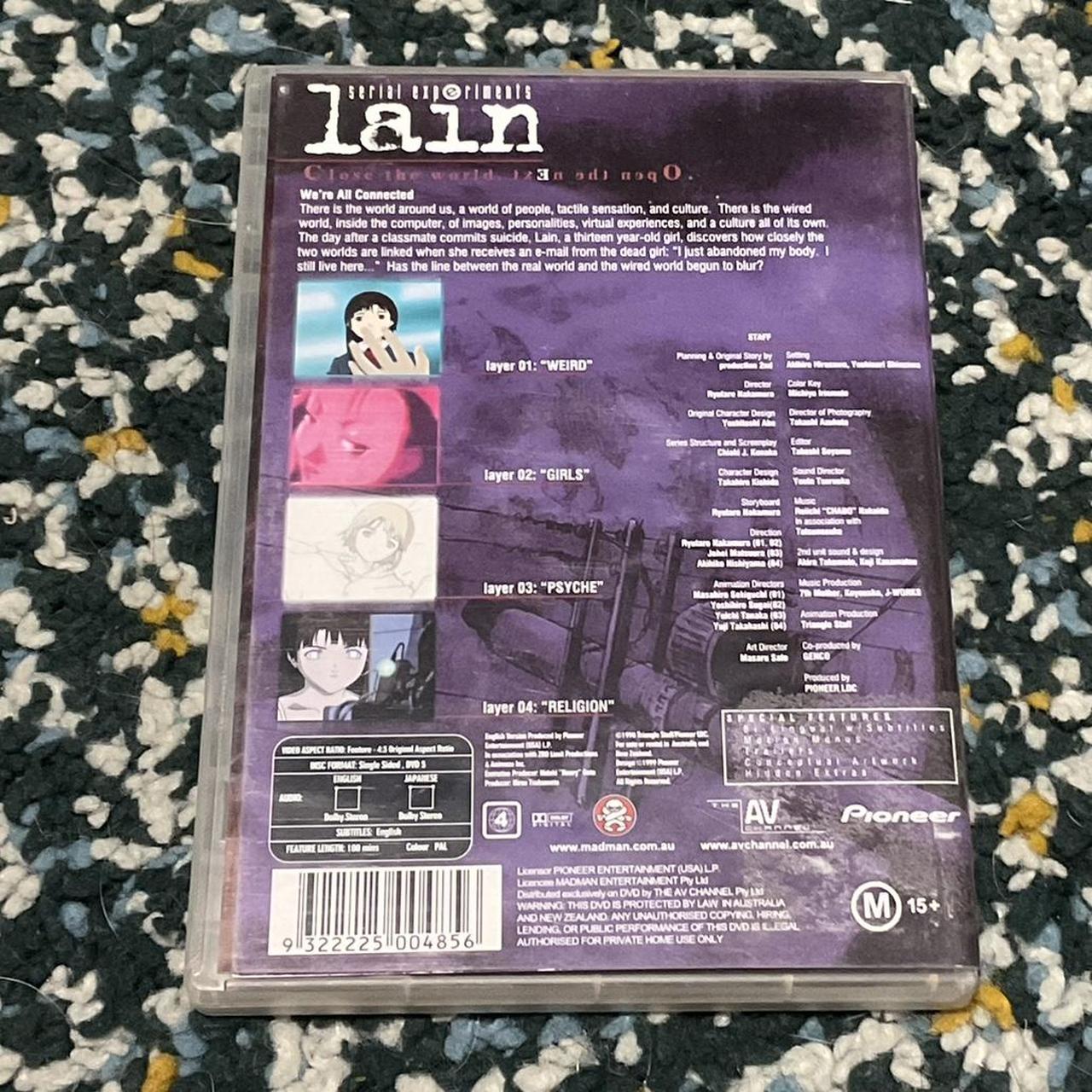 Serial Experiments Lain DVD vol.1 rare and OOP... | Depop