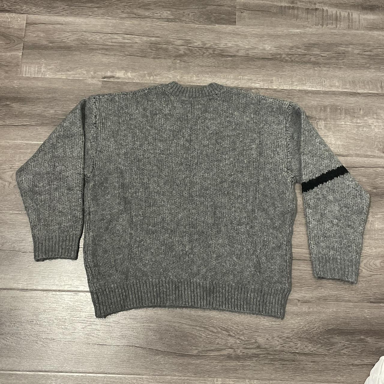 cider gray chunky sweater - Depop