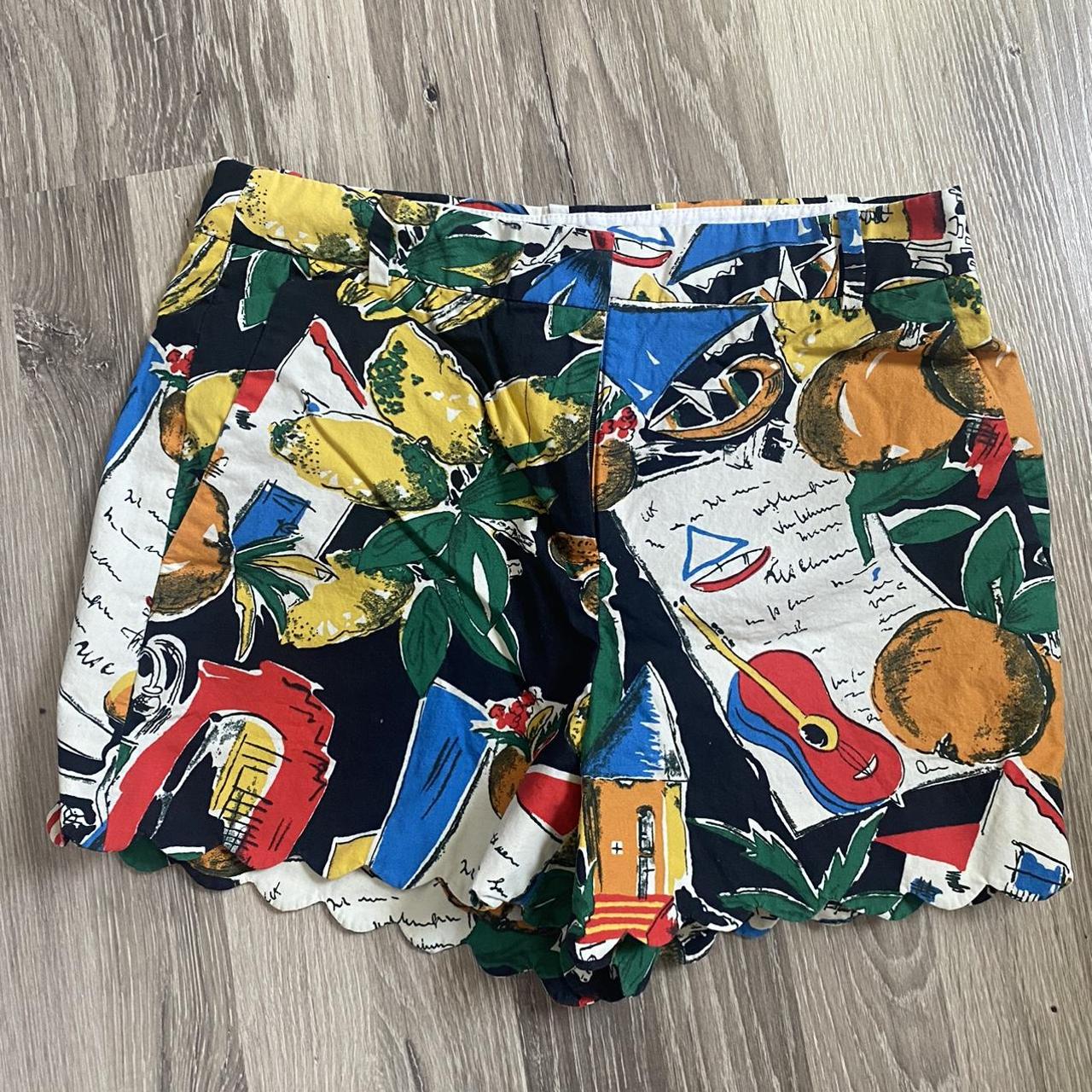 J Crew Womens Multi Shorts Depop