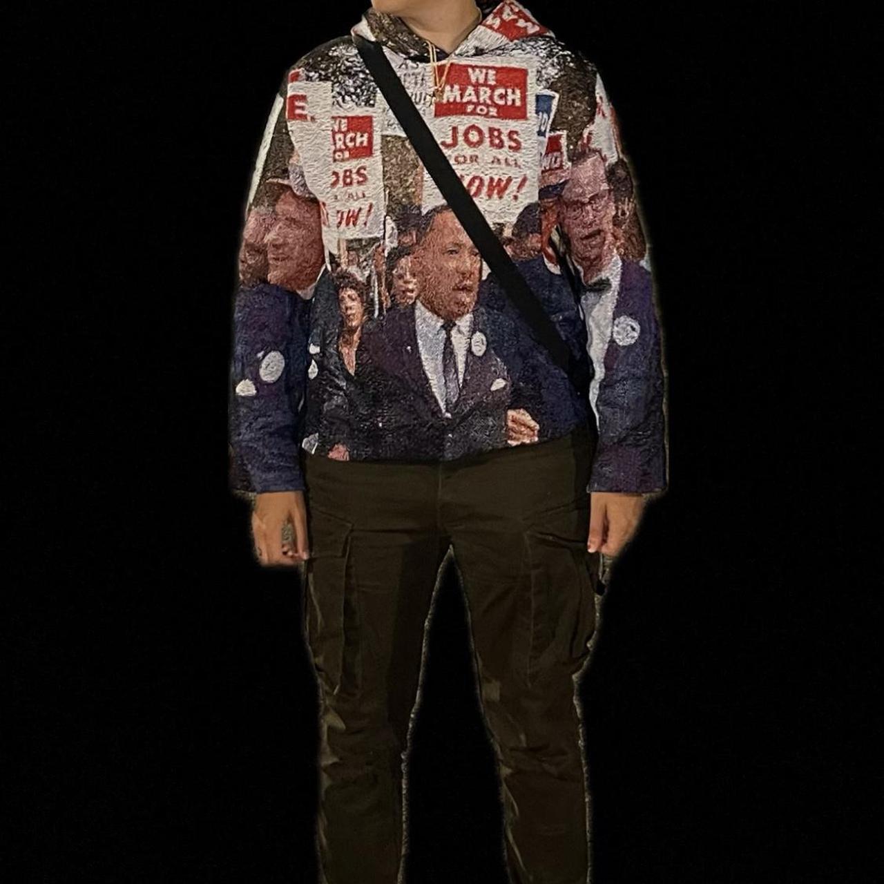 Tapestry Hoodie MLK Design + Silk Hood From Gallery... - Depop