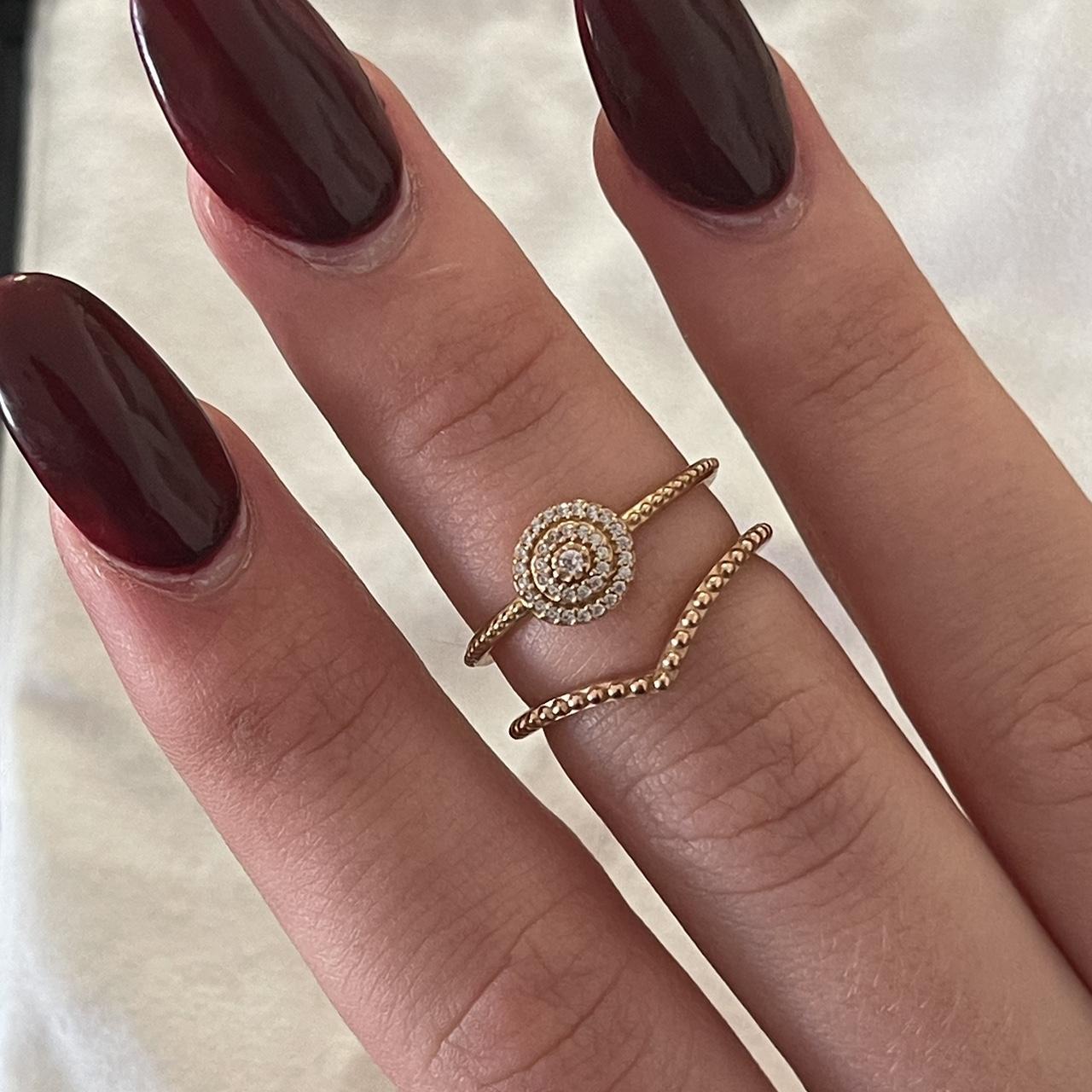 Lovisa rose gold ring set. Never worn. - Depop