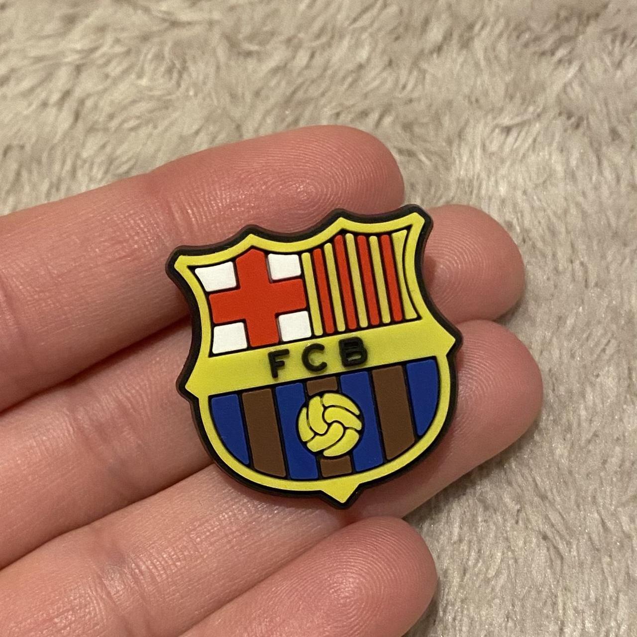 Barcelona FC badge crocs charm : jibbit - Depop