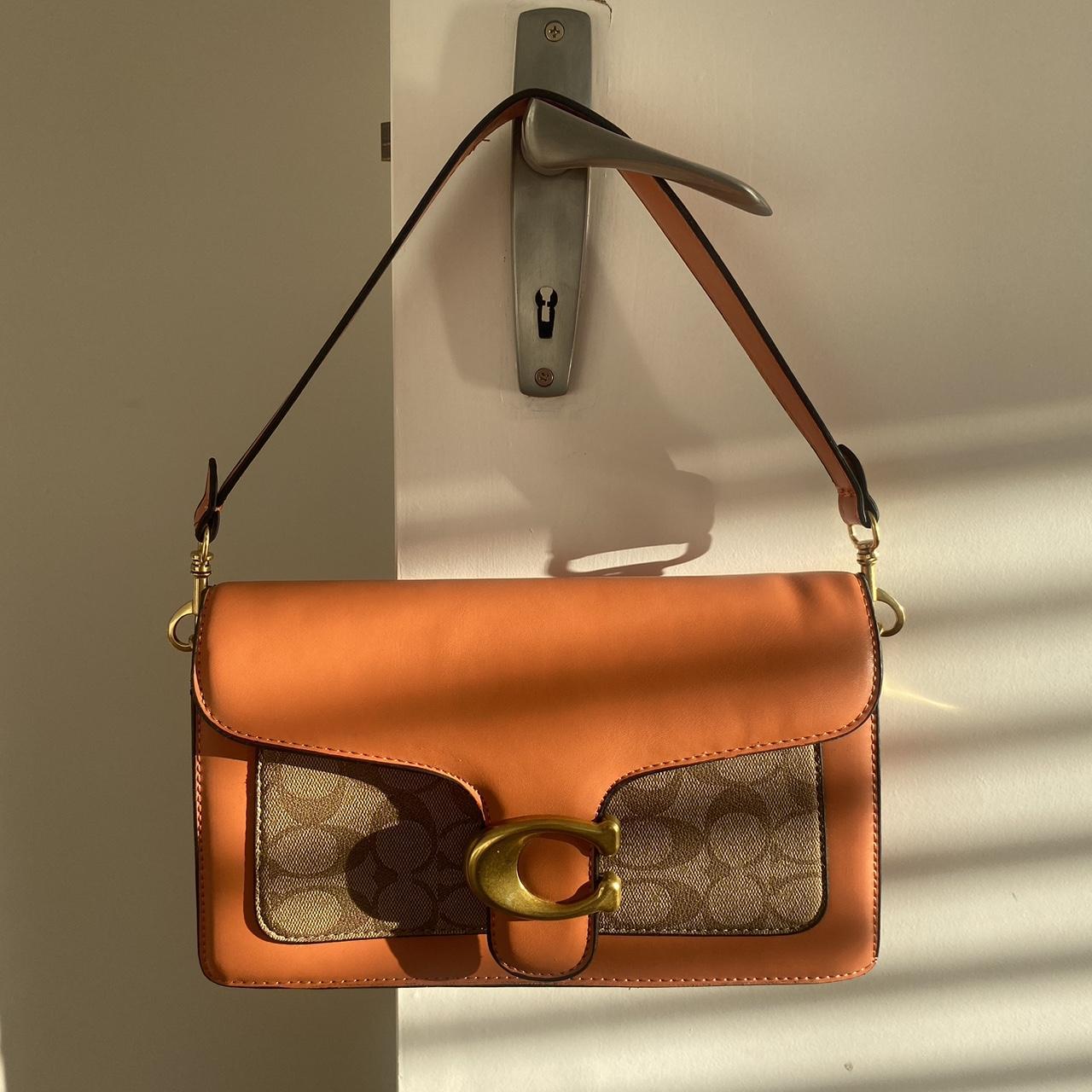 Selling fake Coach Tabby 26 in Tan with monogram.... - Depop