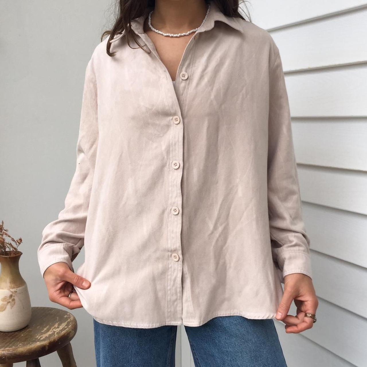 Beige suede shacket ⊱ ⊰ ABOUT THE ITEM: Such a... - Depop