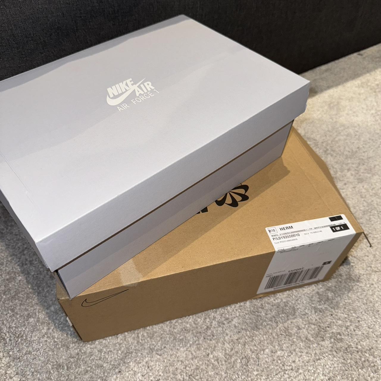 air force 1 size 9 brand new and unworn selling bc... - Depop