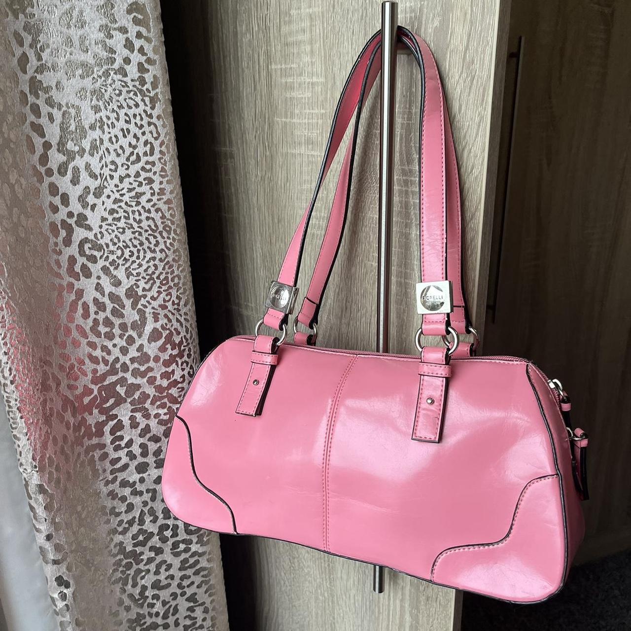 Fiorelli bubblegum pink vintage 90s shoulder bag... - Depop