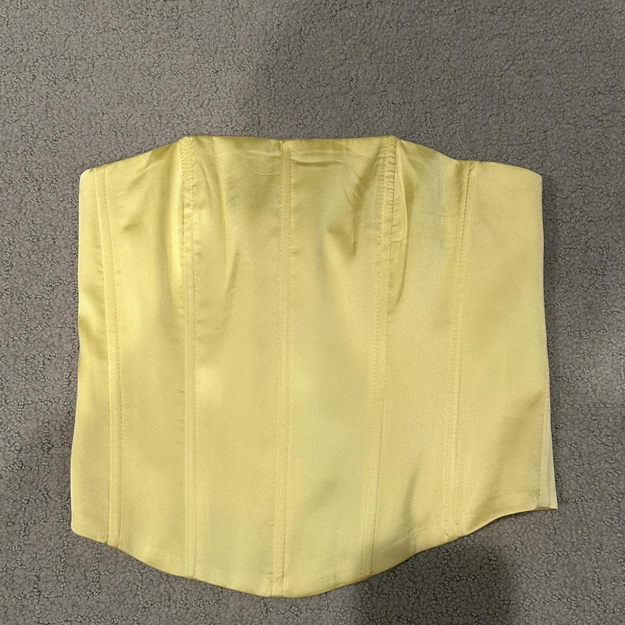 Edikted Yellow Corset Depop