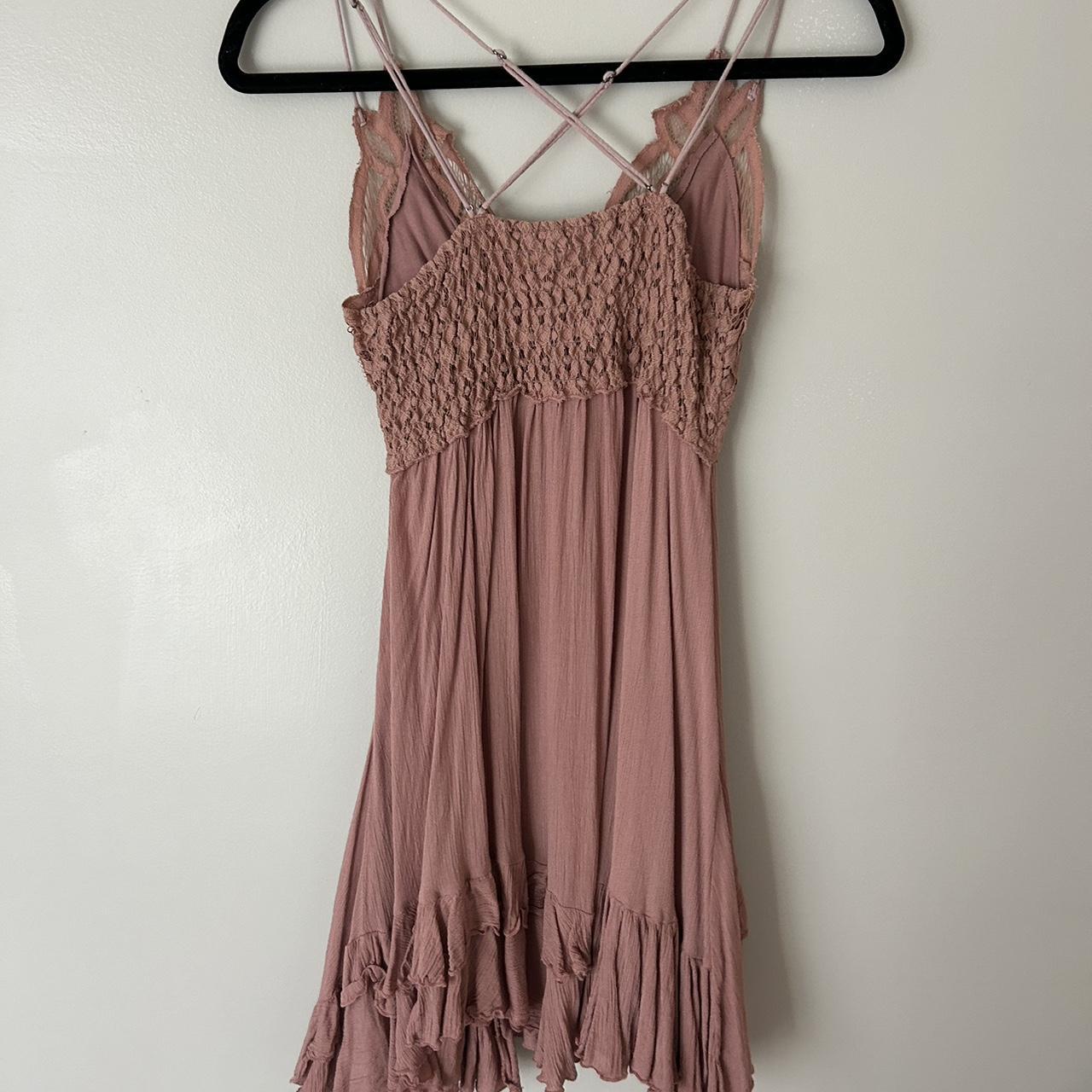 Free People Adella Dress -worn twice, great... - Depop
