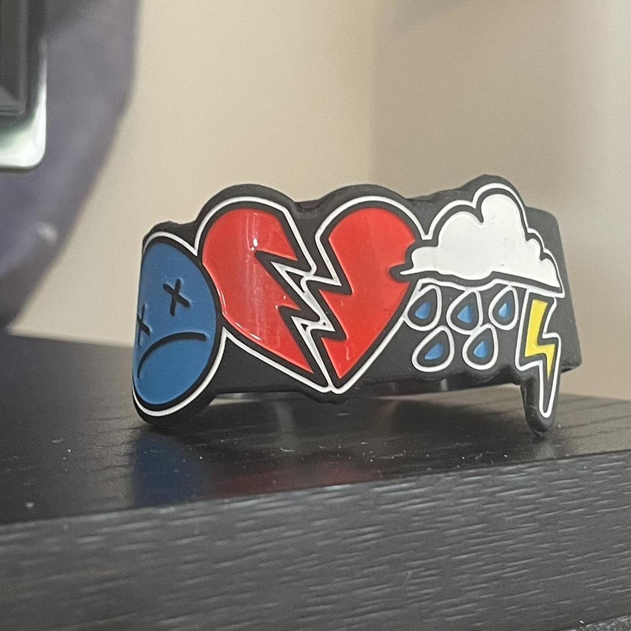 Simple plan rubber bracelet from a concert scene... - Depop