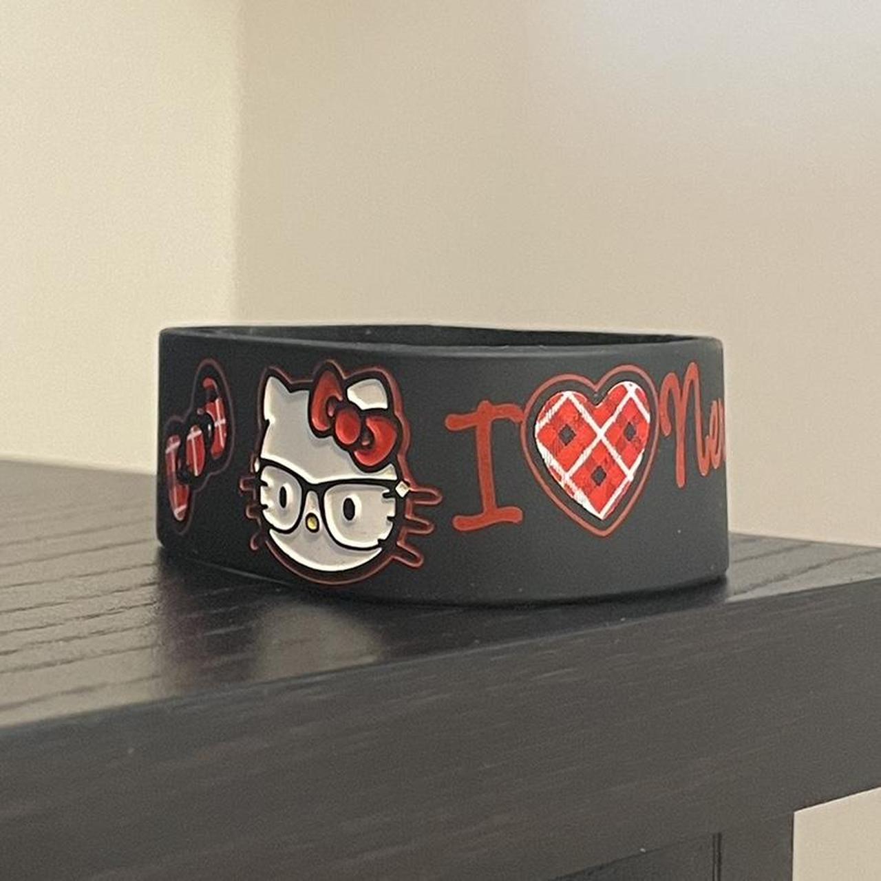I ️ nerds hello kitty rubber bracelet wristband.... - Depop