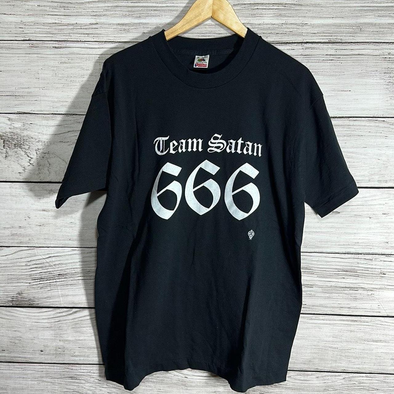 Vintage 1993 Team Satan 666 Mob Town Classic... | Depop