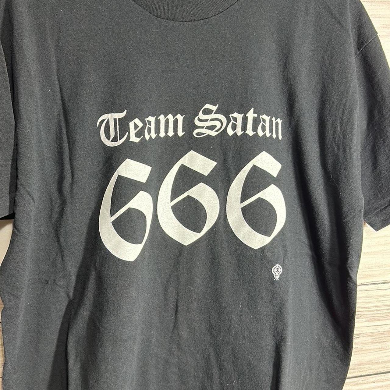 Vintage 1993 Team Satan 666 Mob Town Classic... | Depop