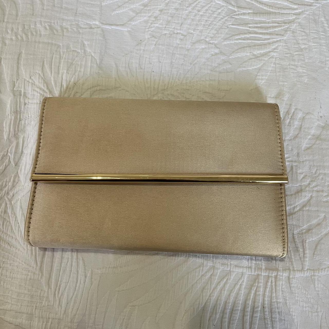 Colette champagne clutch used once or twice - may... - Depop