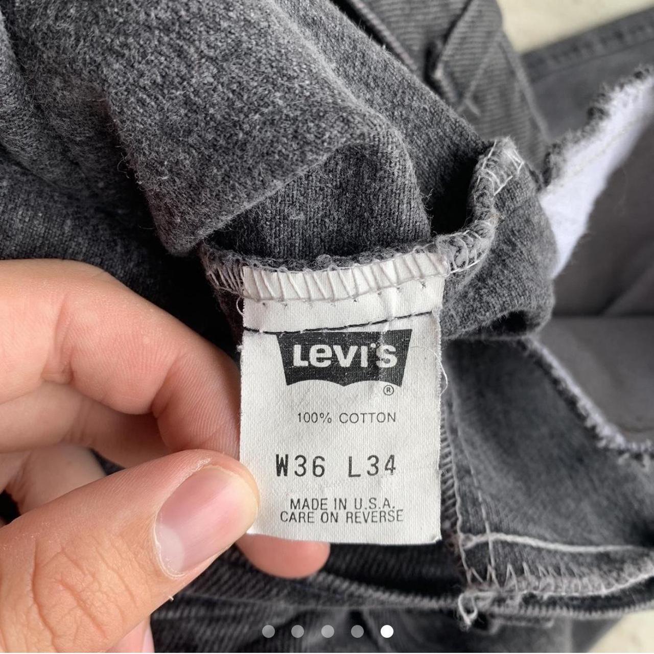 Vintage 90s Levi Silver Tabs 36x34 36x34 - Depop