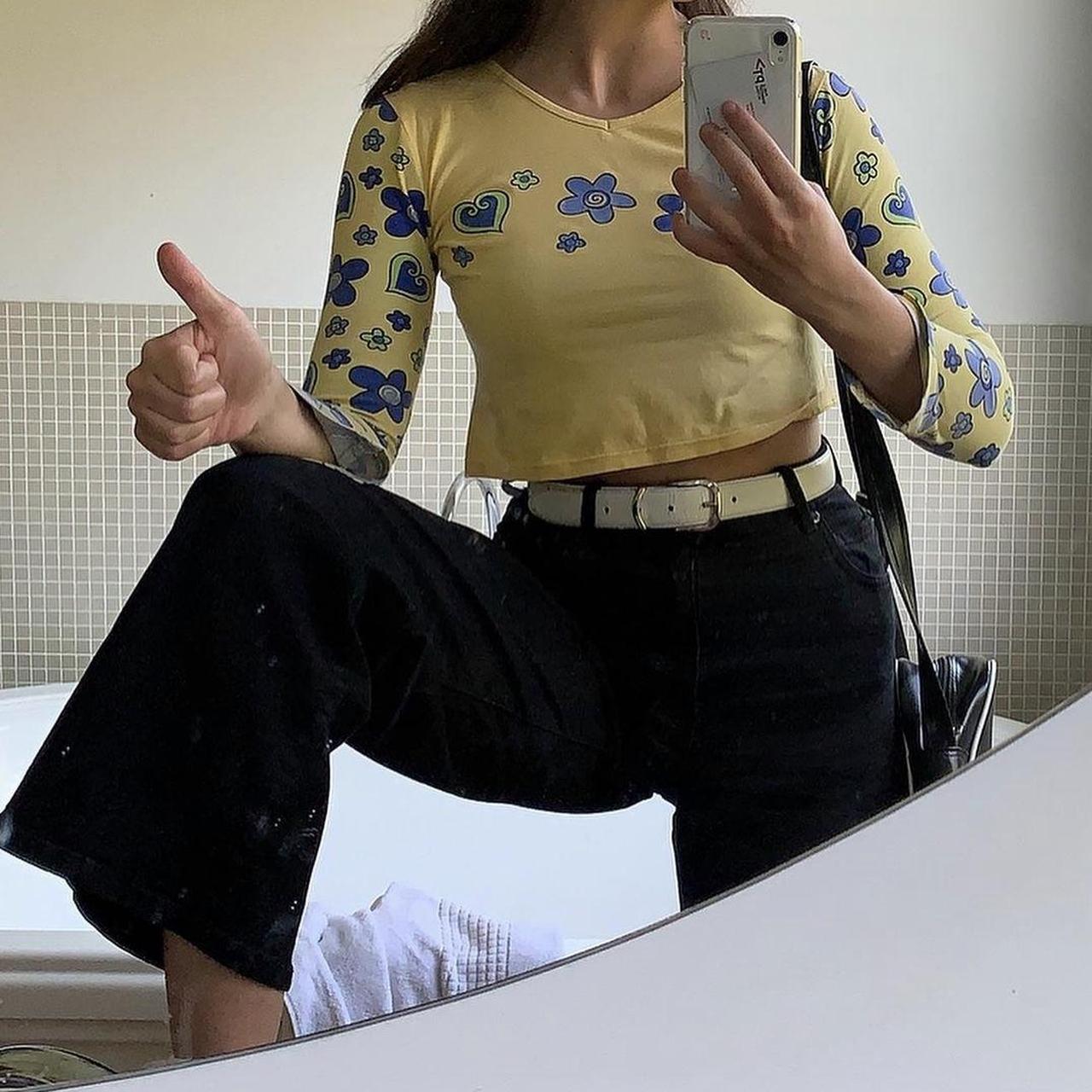 Y2K crop-top/baby tee, vintage from Target! Some... - Depop