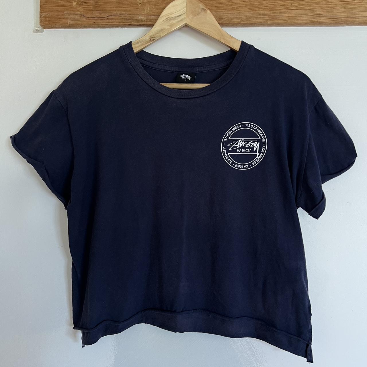 Stussy Cropped Tee - Depop