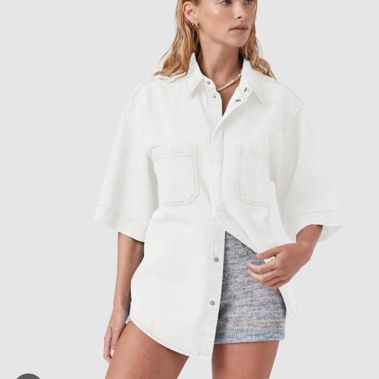 Rebel shirt in coconut size 8 Brand new with... - Depop