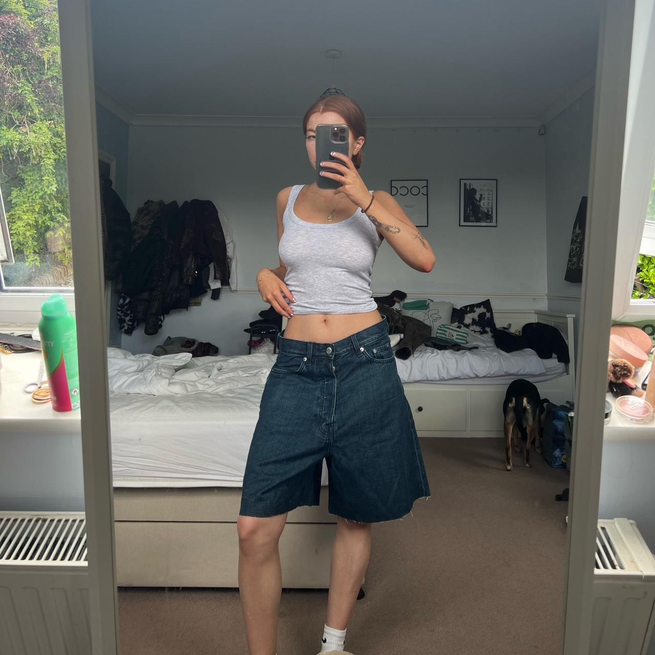 Weekday denim shorts / jorts - Depop