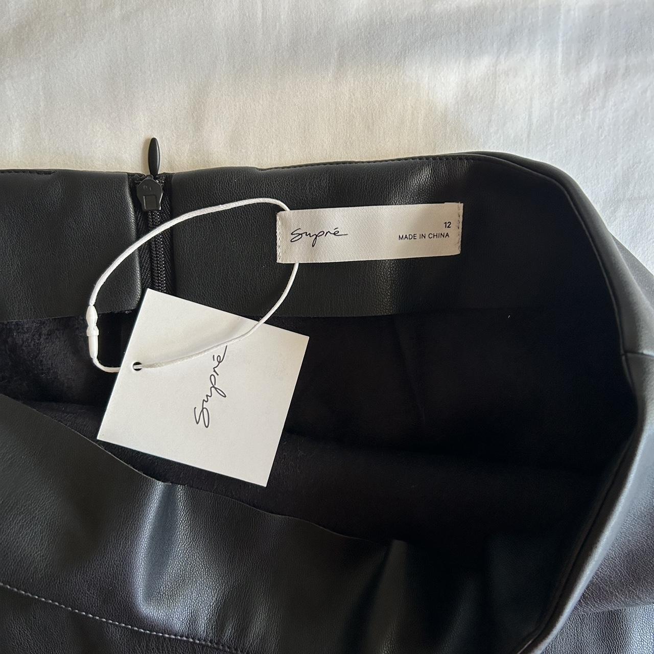 Supre leather skirt Never worn with tags still on - Depop