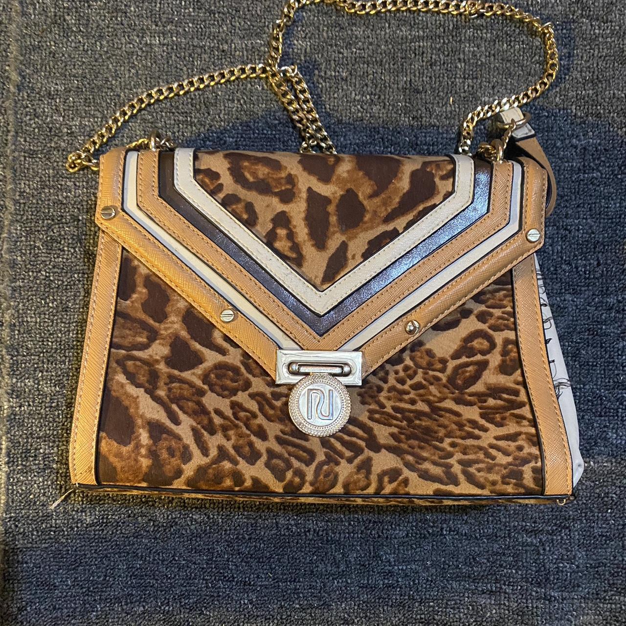Medium size leopard print river island handbag - Depop